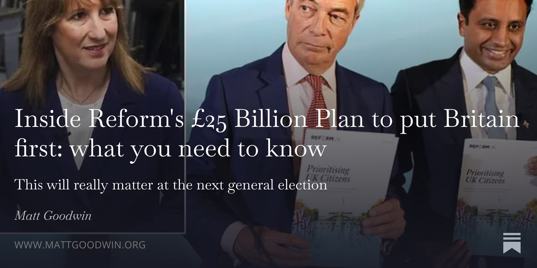 Inside Reform's £25 Billion Plan to put Britain first: what you need to ...